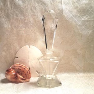 Czechoslovakia Extra Tall Vintage Collectible Crystal Perfume Bottle ...