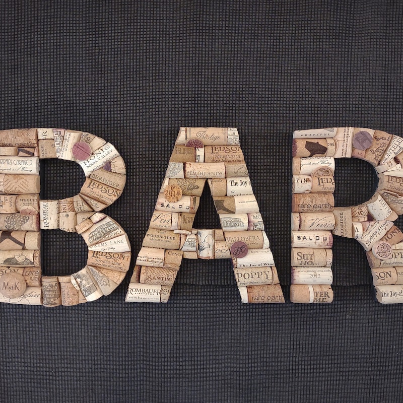Wine Letters - Etsy