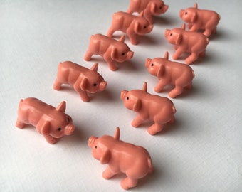 Plastic pigs | Etsy