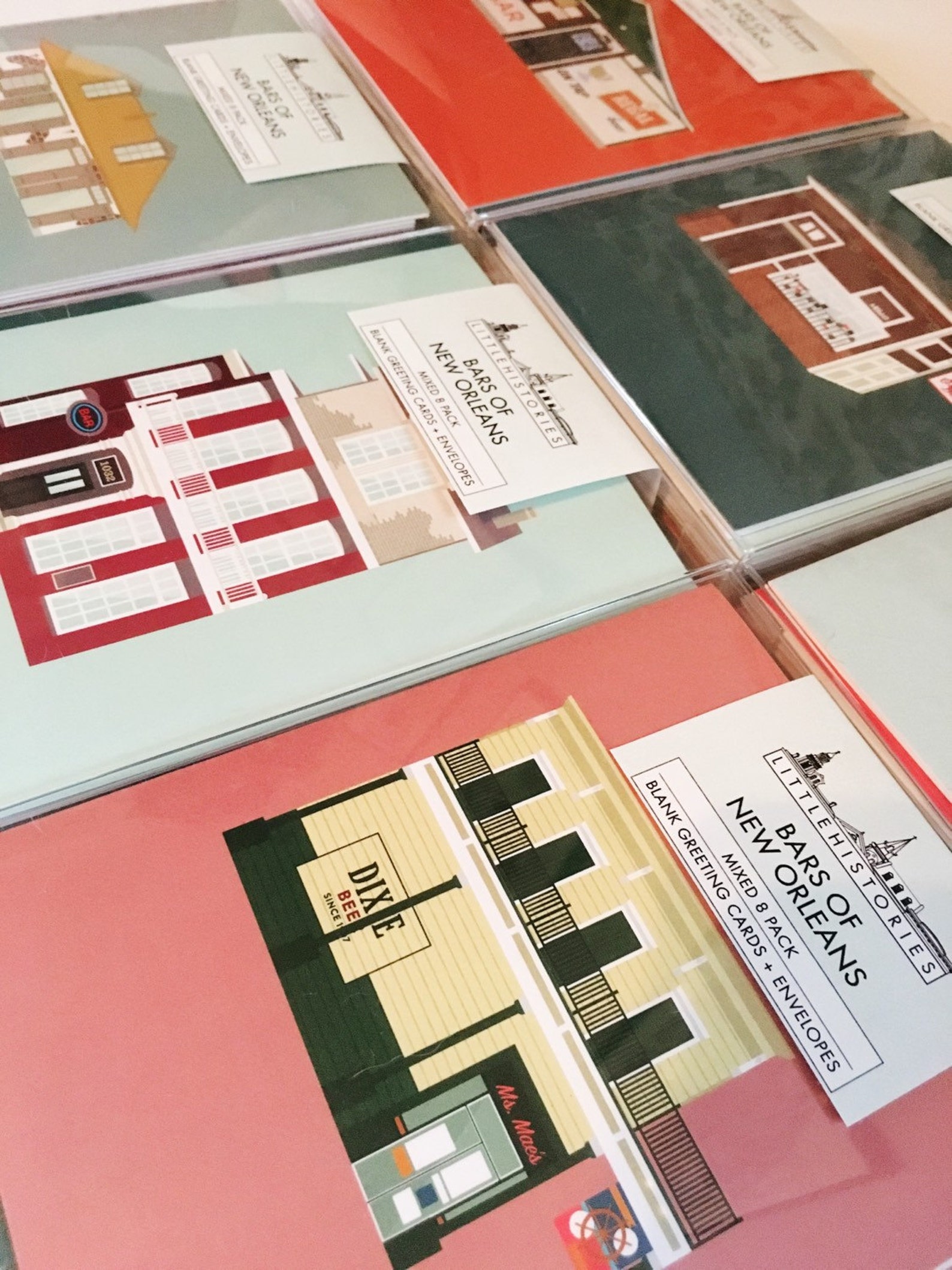 Bars of New Orleans Greeting Card Set 8 Pack Historic - Etsy