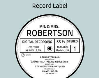 Vinyl Record Sticker - Etsy