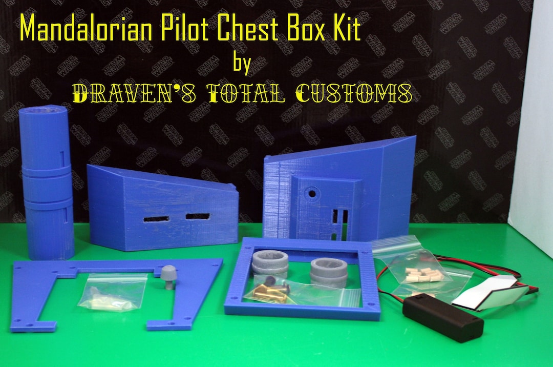 Mandalorian Pilot Chest Box Fenn Rau Inspired - Etsy