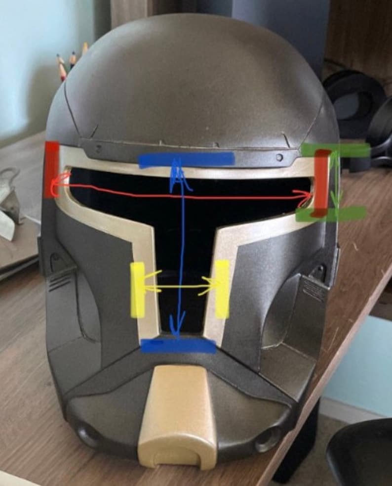 DRC Visor - Republic Commando Inspired Visor - Etsy