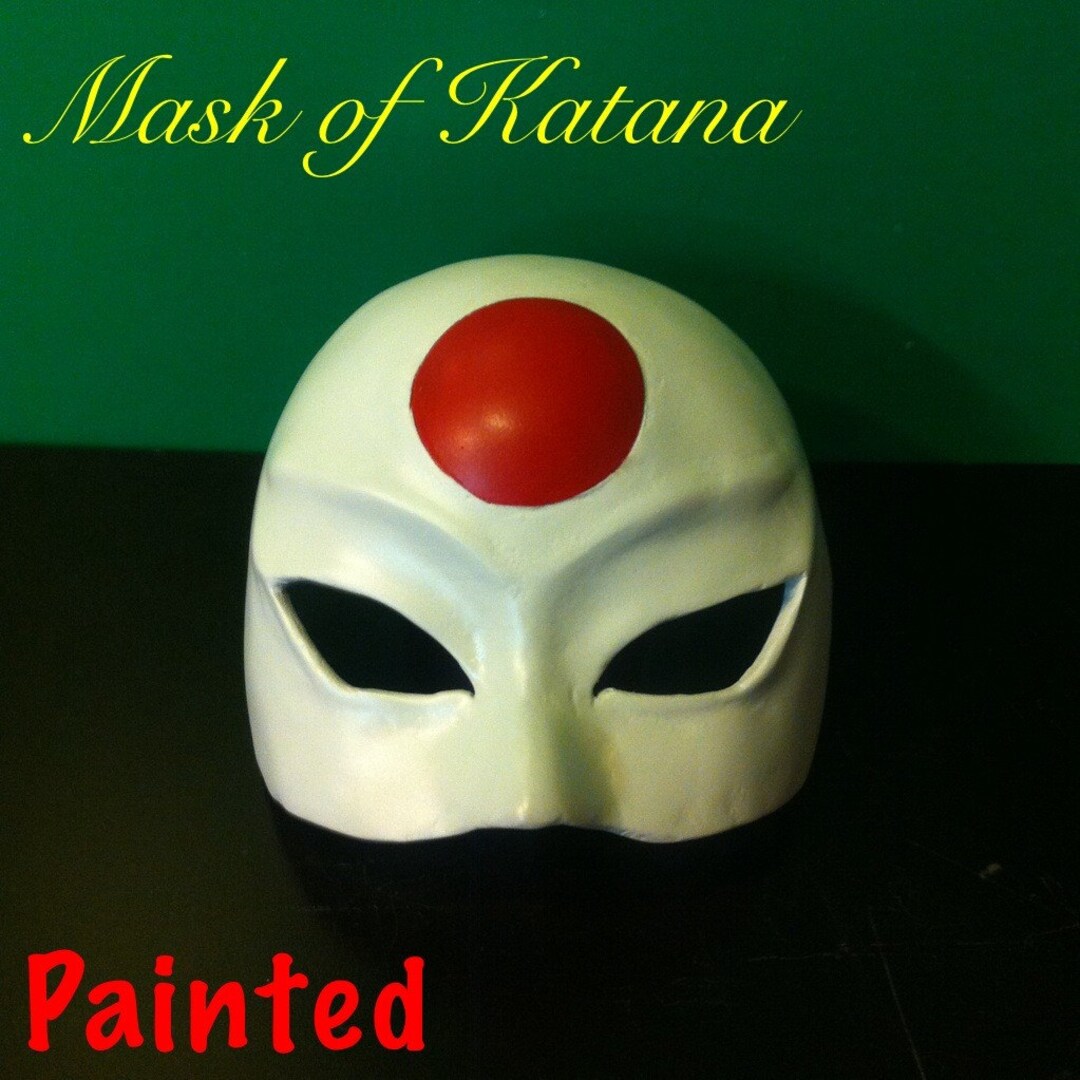Mask of Katana - DC Comics Inspired Mask - Etsy