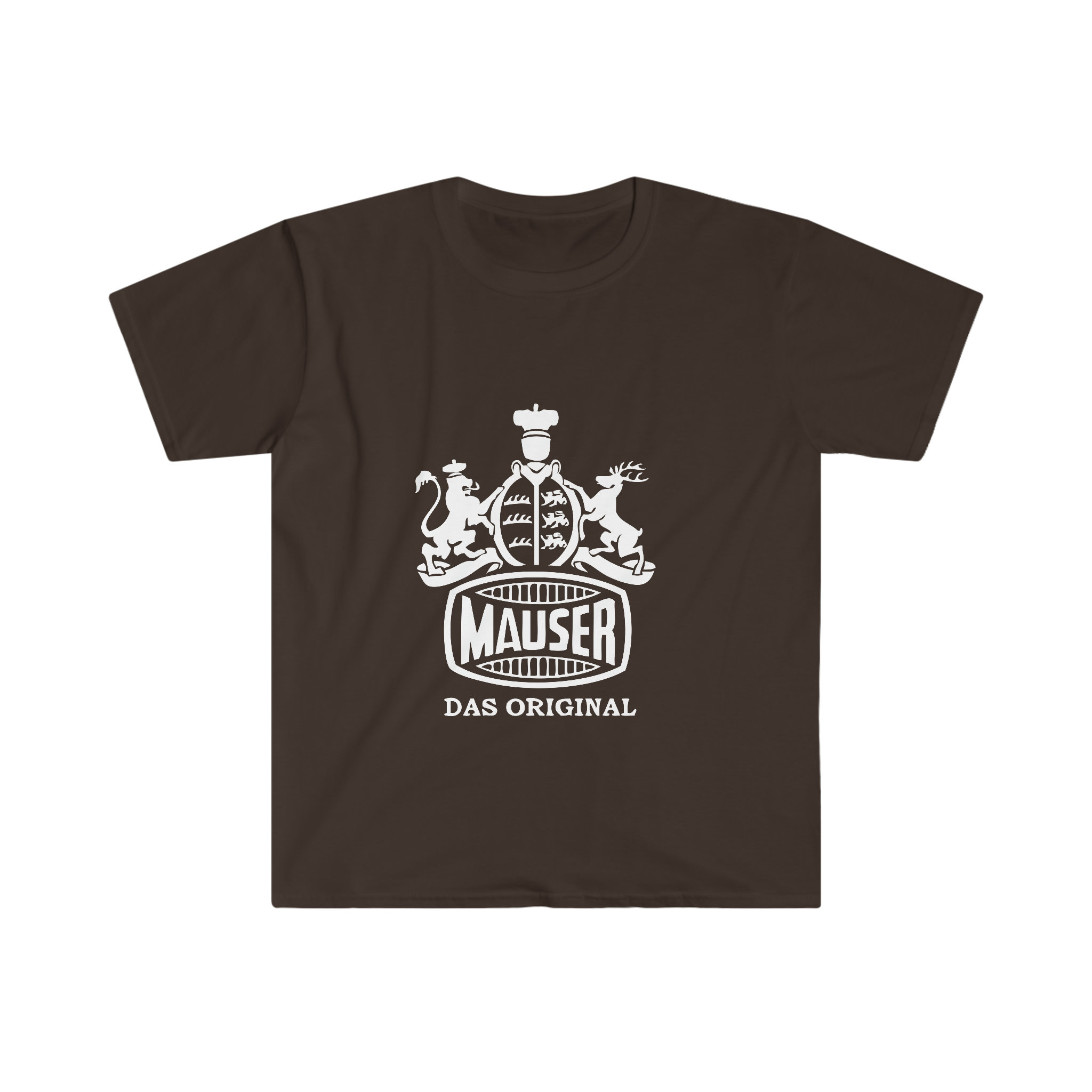 Mauser German Arms Logo Gun Unisex Softstyle T-shirt T Shirt Rifle Ww2 ...
