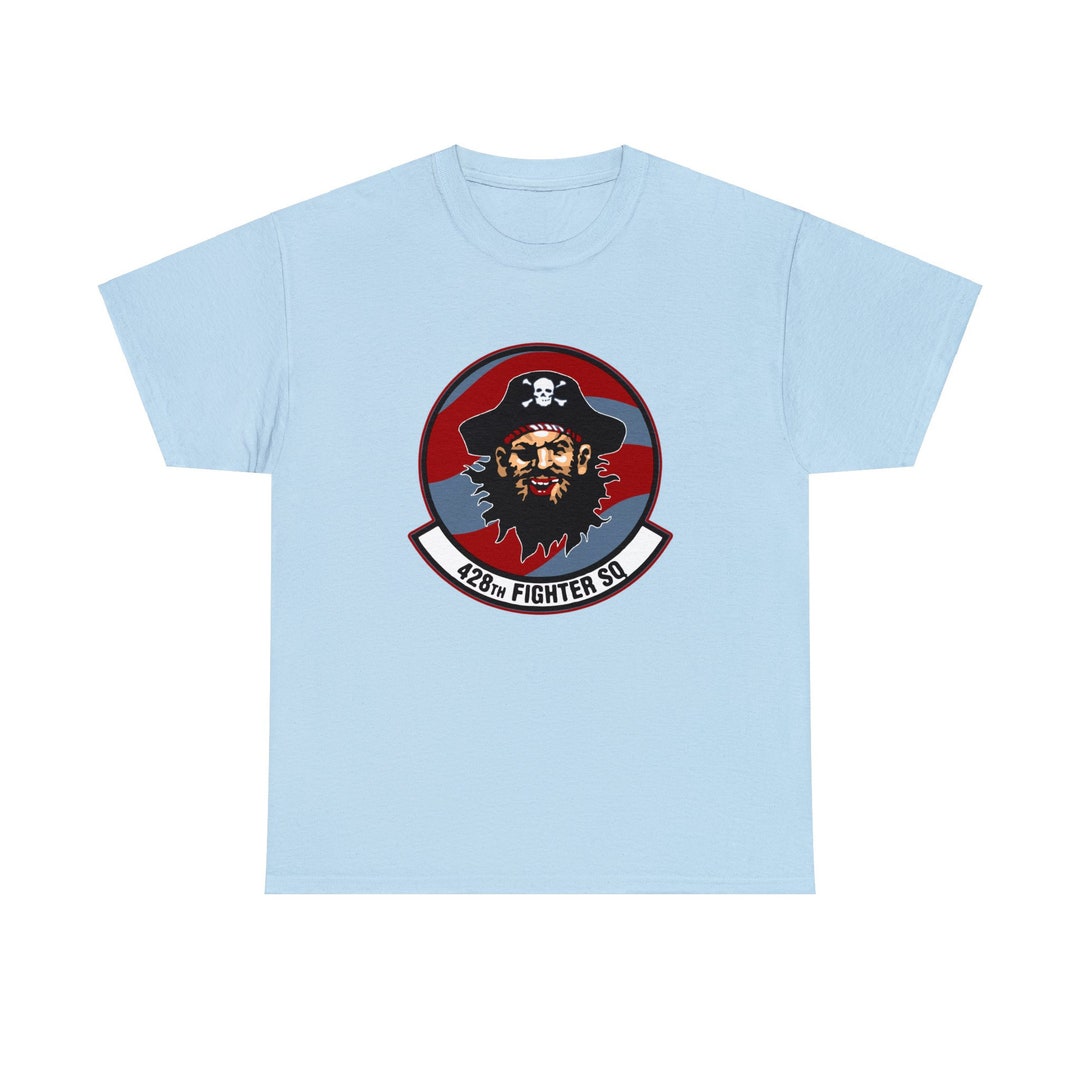 WW2 US 428 Fighter Squadron Insignia Shirt ACC Pirate Buccaneers WWII T ...