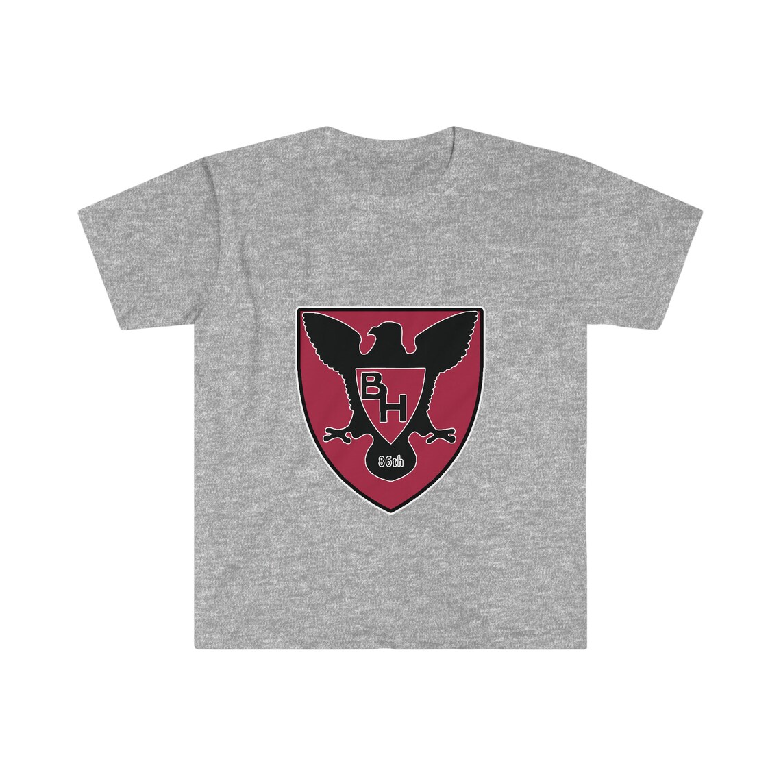 WW2 USA 86th Infantry Division Blackhawk Army Military Tshirt Insignia ...