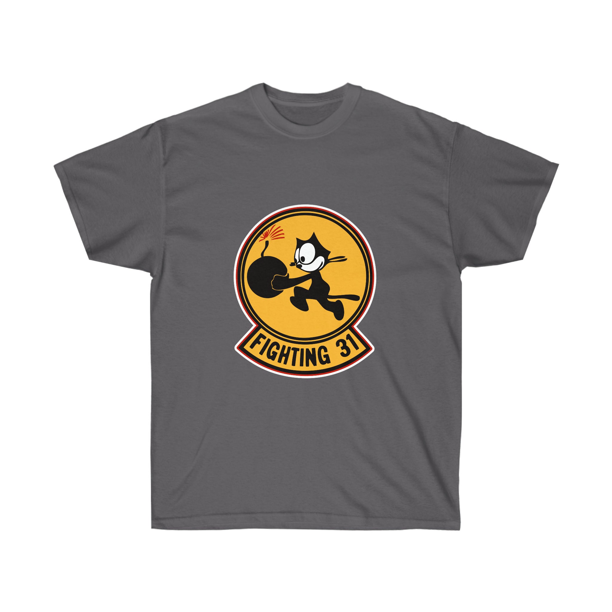 WW2 US. Navy FIGHTING 31 Squadron Insignia Bomb Bomber Tom Cat Felix ...