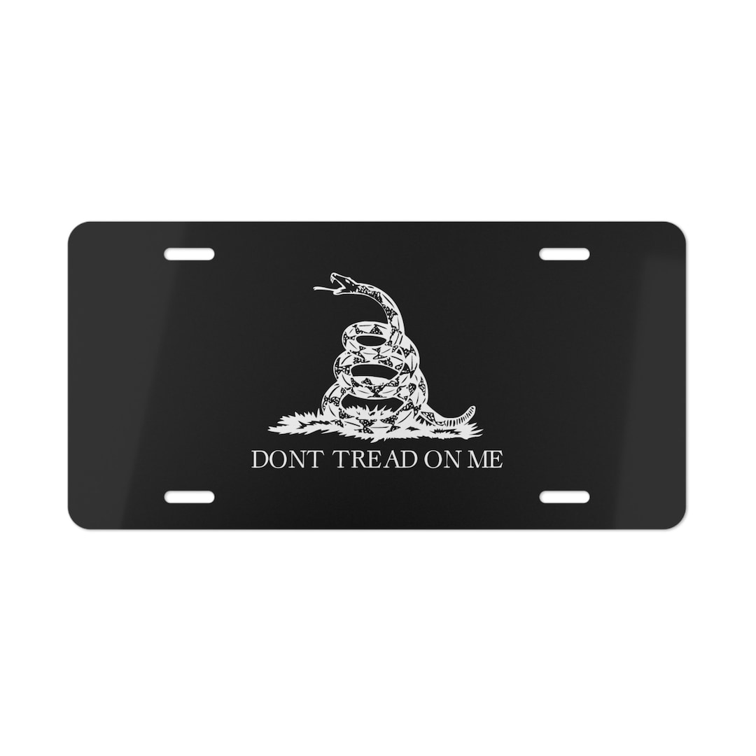 Gadsden Flag Dont Tread on Me Vanity Front License Plate Truck Car ...