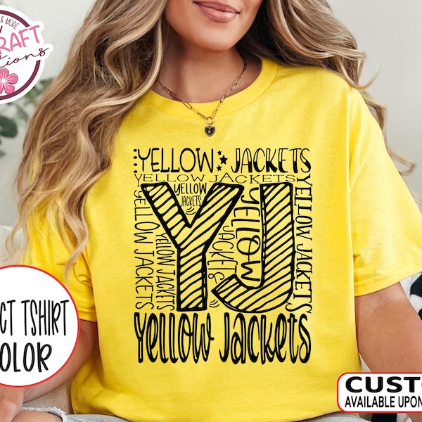 Yellow Jackets Shirt - Etsy