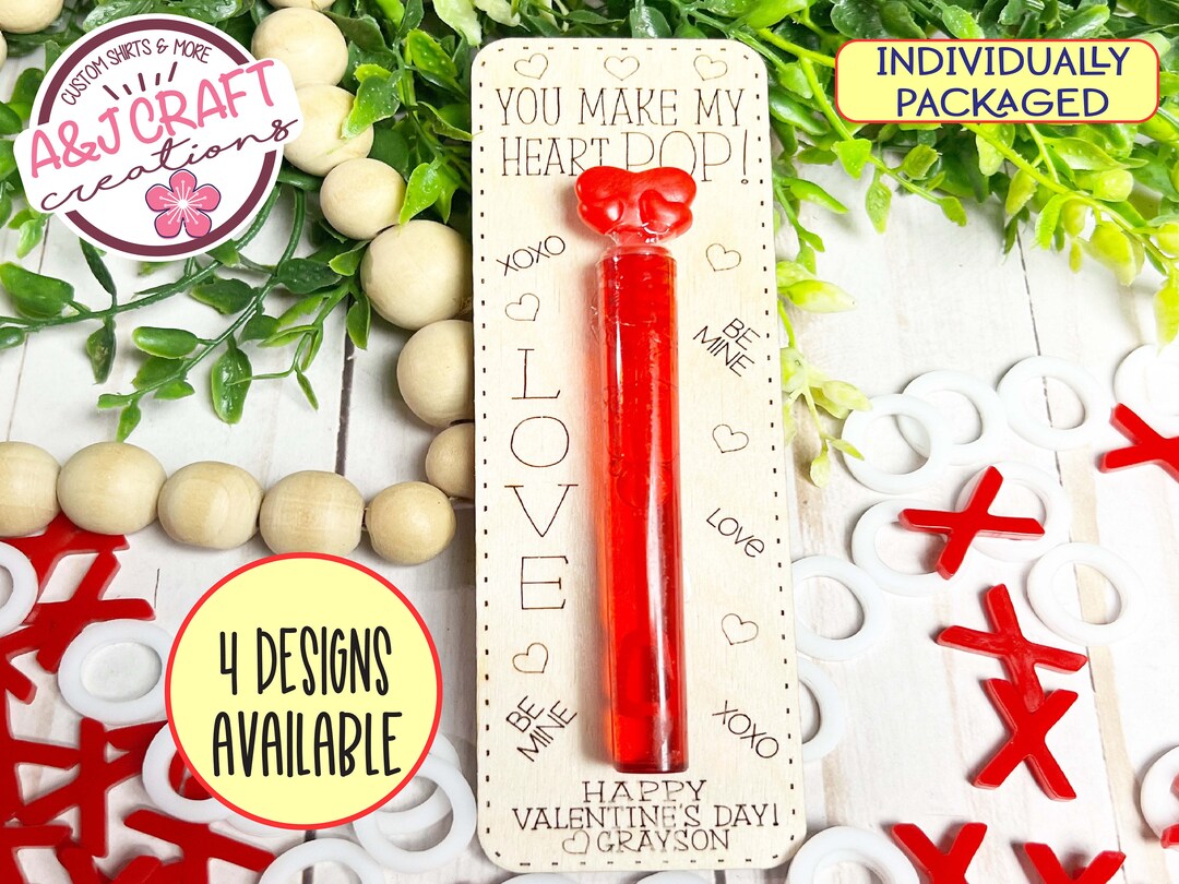 Valentine Favors for Kids, Valentine's Day Gift for Kids, Class ...