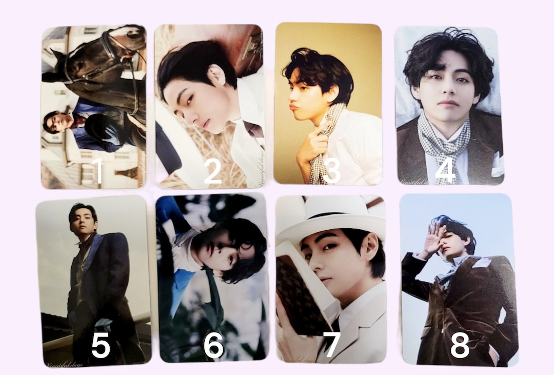 BTS Taehyung / V / Photocards / FANMADE - Etsy