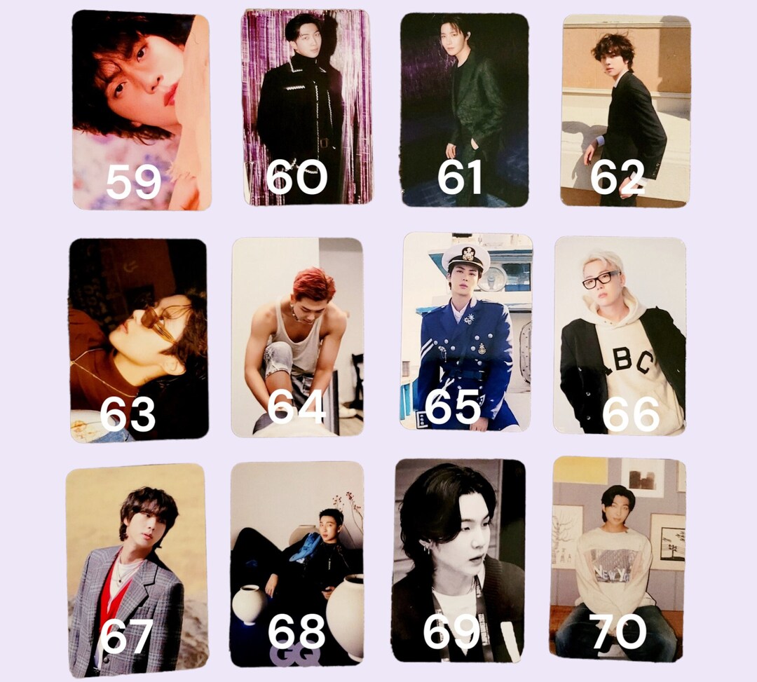 BTS Photocards FANMADE - Etsy