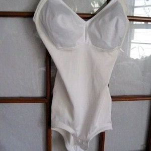 Vintage J.c.penney's Firm Control Wire Free Cups Body Briefer White 34C ...