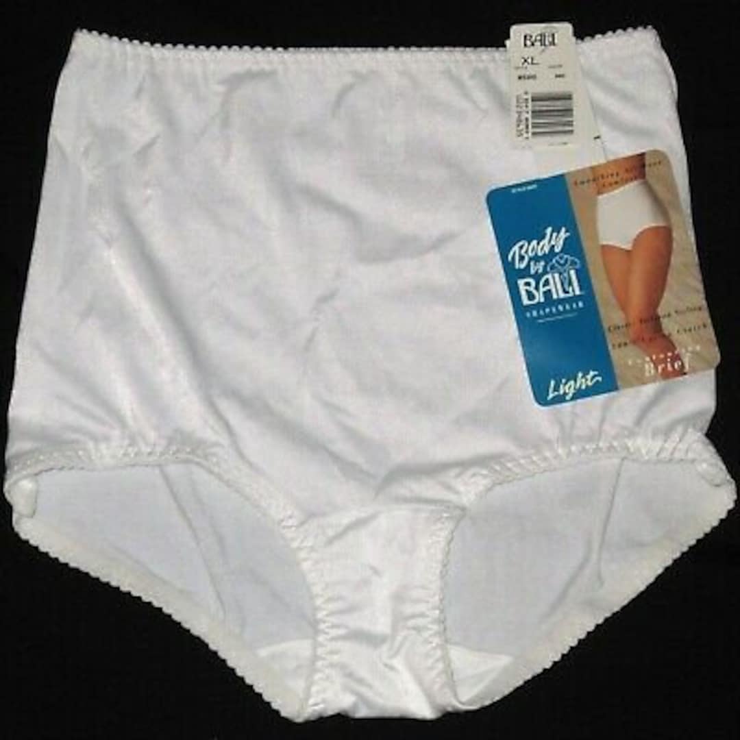 Vintage New Body by Bali® Nylon Light Control Full Brief Panty Girdle ...