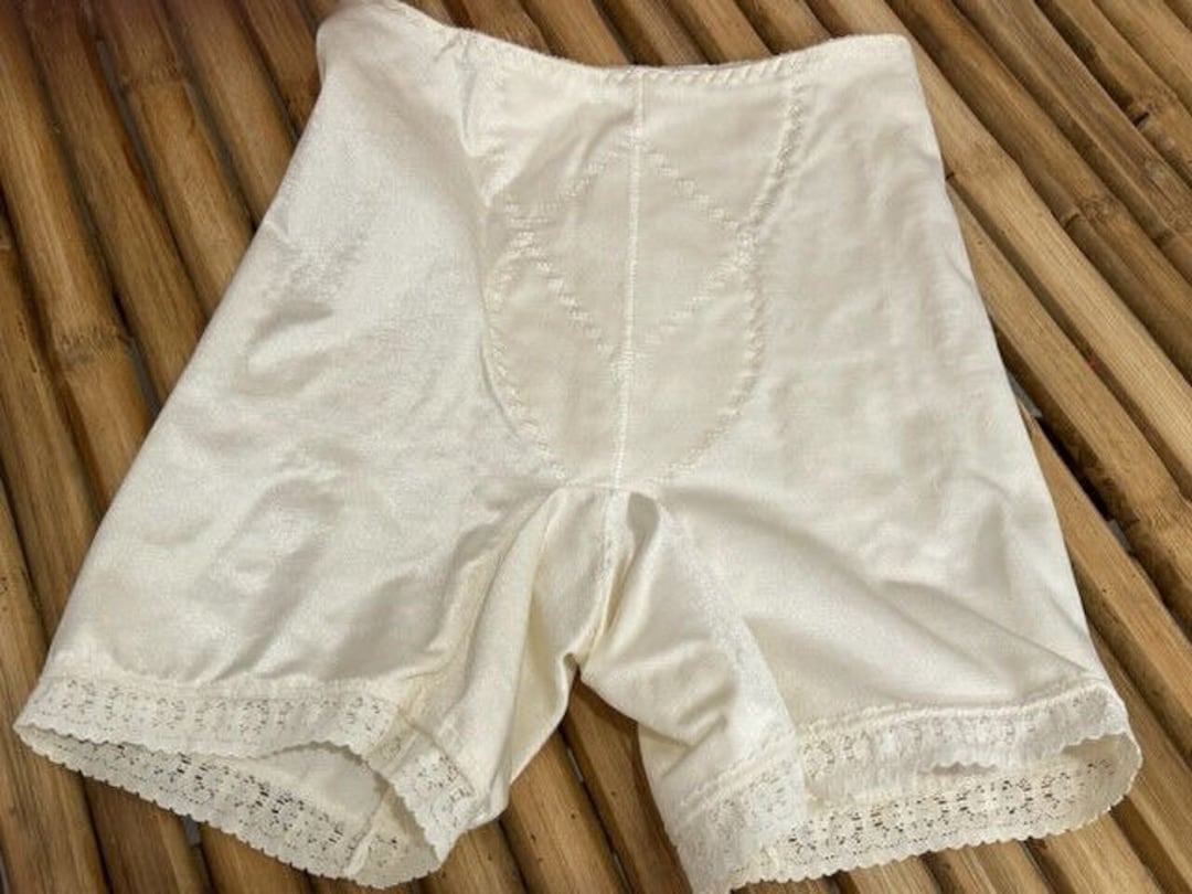 Vintage Jo La Foundations Firm Control Long Leg Girdle Snow White Large ...