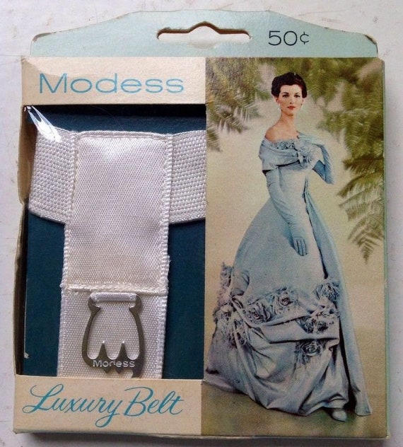 Vintage New Modess Luxury Sanitary Napkin Belt - Gem