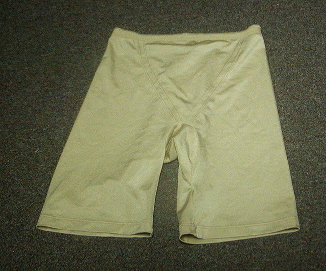 Vintage Hanes Firm Control Thigh Slimming Shaper Body Beige Sz X Large ...
