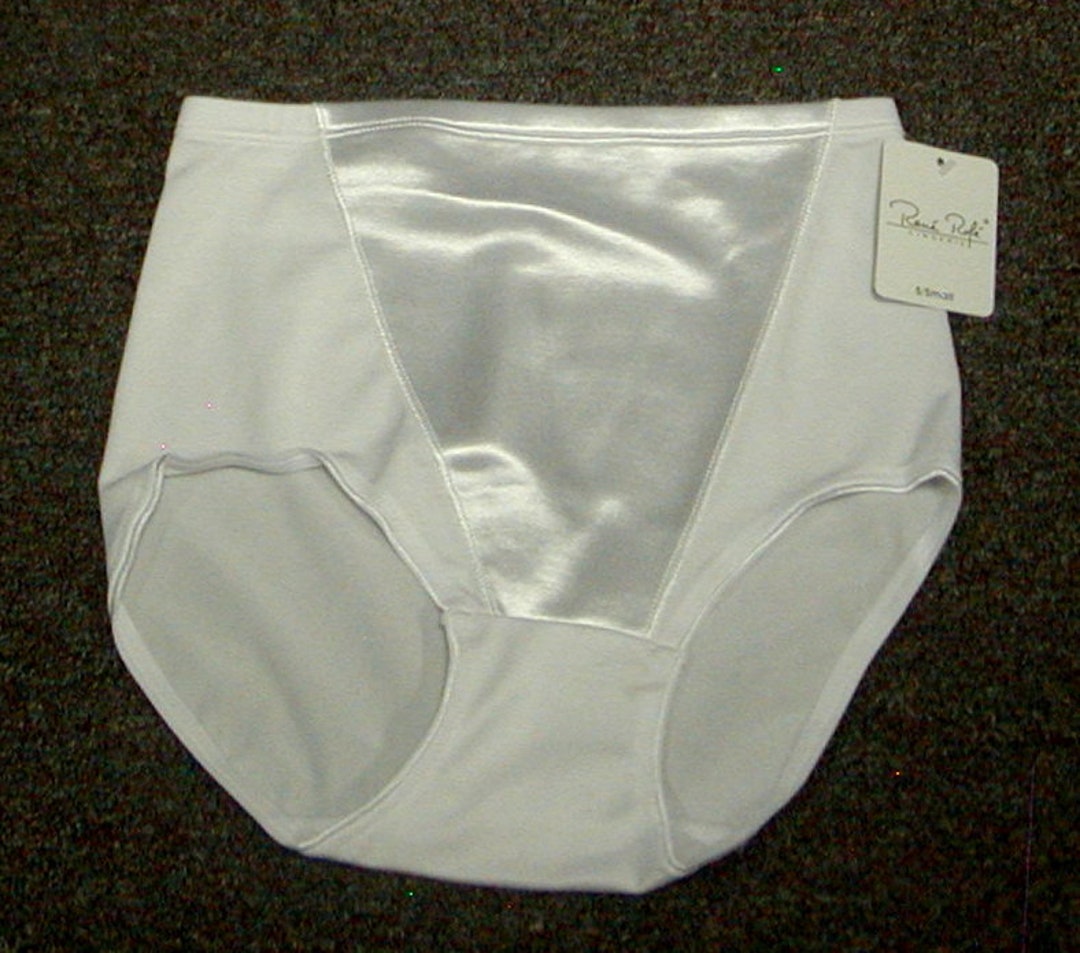 Vintage New With Tags Rene Rolfe Satin Moderate Control Full Brief ...