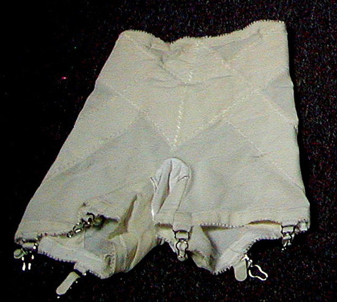 Vintage Gossard Extra Firm Control Short Leg Panty Girdle With Garters