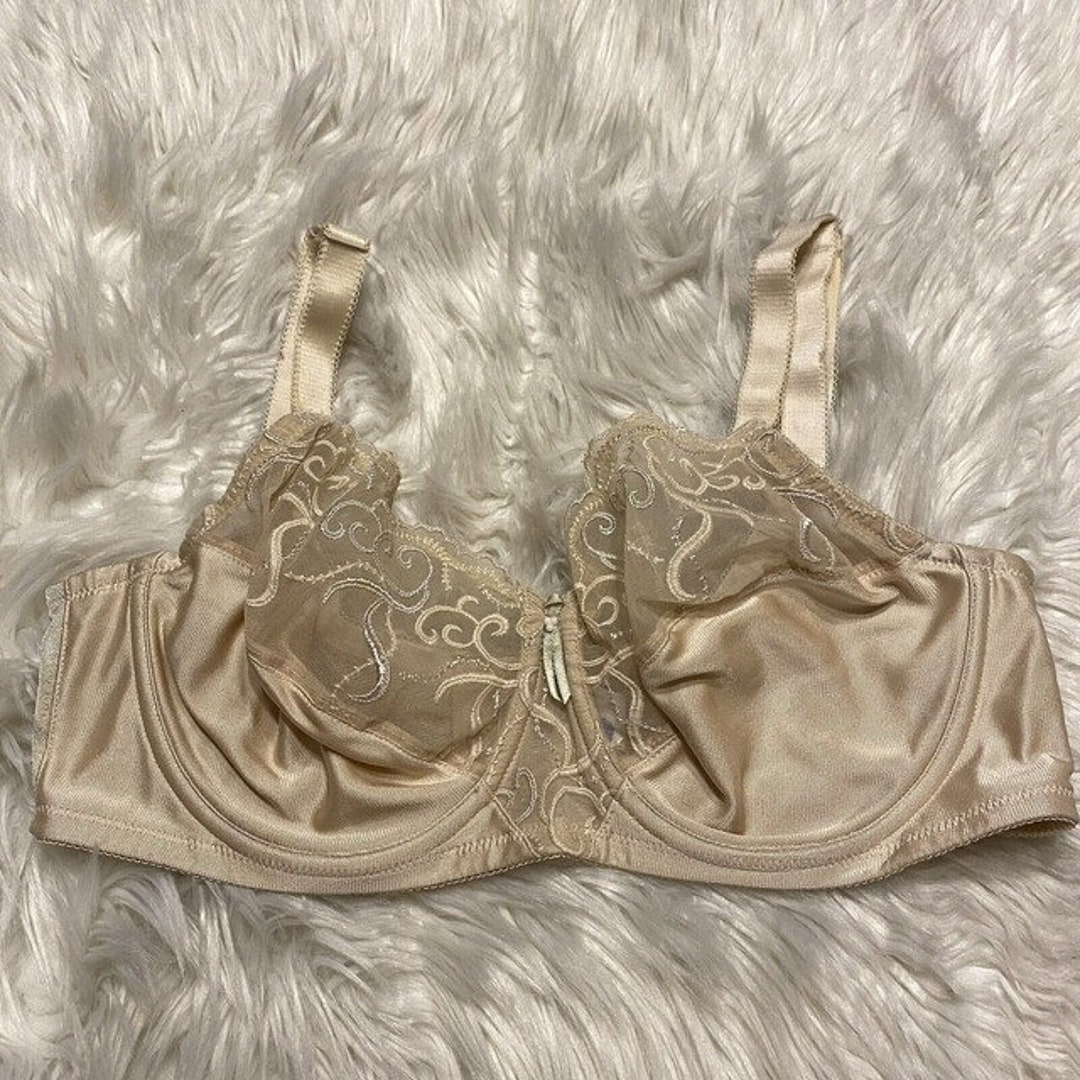 Vintage Wacoal Featge Embroidered Undline Underwire Full Support Bra ...