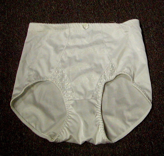 Vintage Tru Fit Firm Control Panty Girdle Brief Snow White Etsy Uk