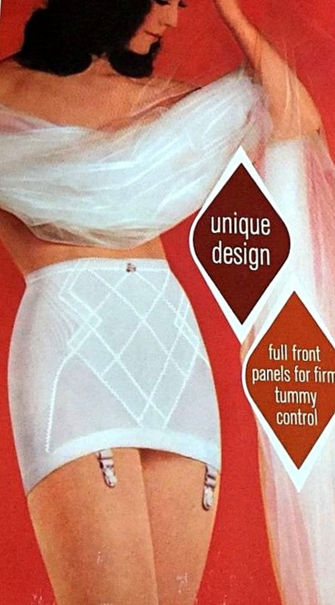 Vintage New Playtex Double Diamonds Firm Open Bottom Girdle - Etsy UK