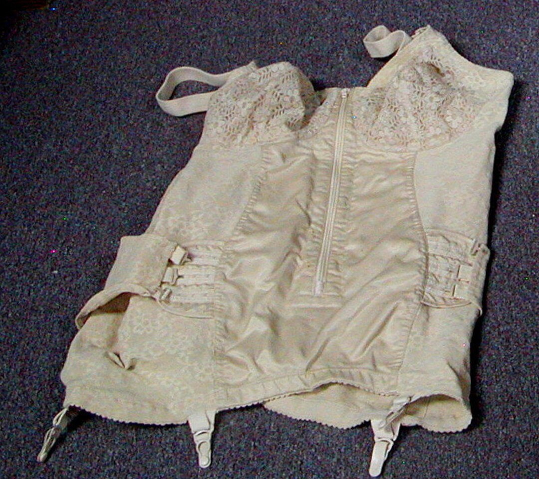 Vintage Camp's Firm Control Adjustable Tension Full Body Corset With ...