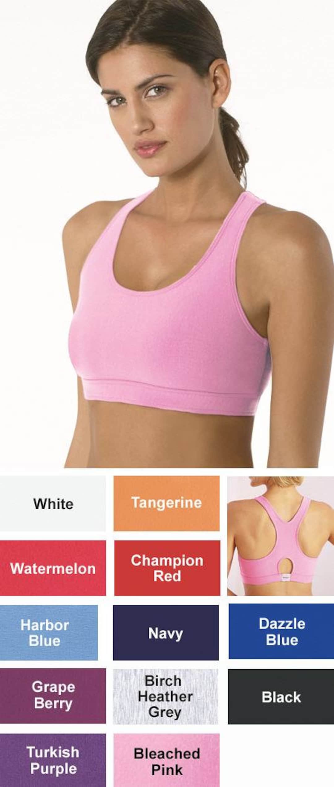 Vintage New Champion Full Support Racerback Jog Bra White X Large - Etsy