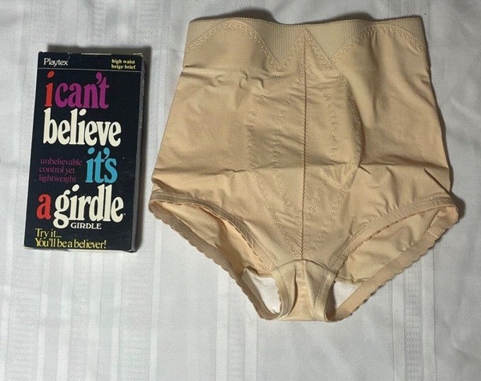 Vintage New Playtex I Cant Believe Its A Girdle High Waist Cuffed