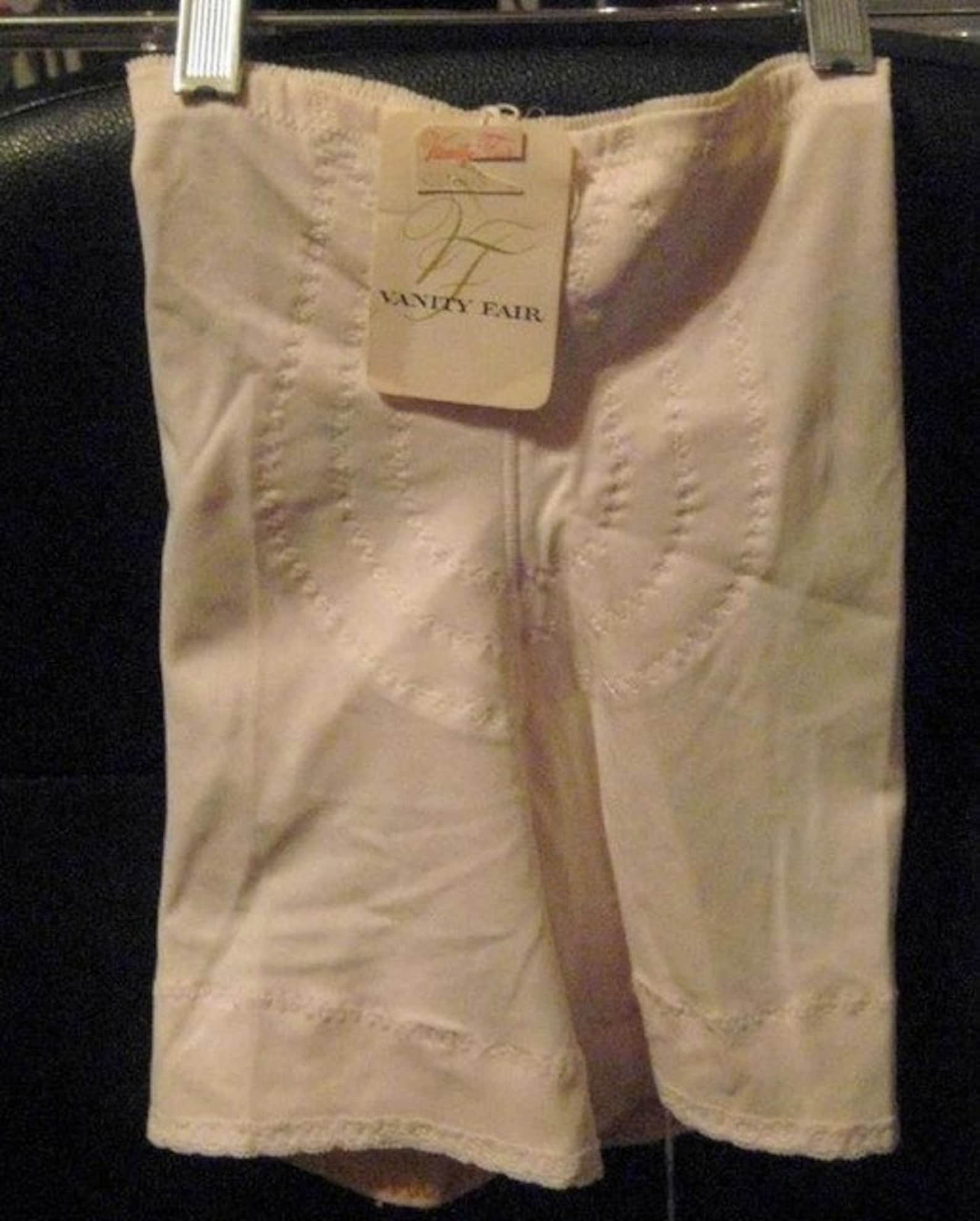 Vintage New Vanity Fair Moderate Control Long Leg Girdle Snow - Etsy