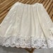 Vintage New Crown-ette Power-net Lace and Satin Shaping Slip Snow White ...