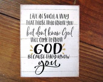 Live in Such a Way - Etsy