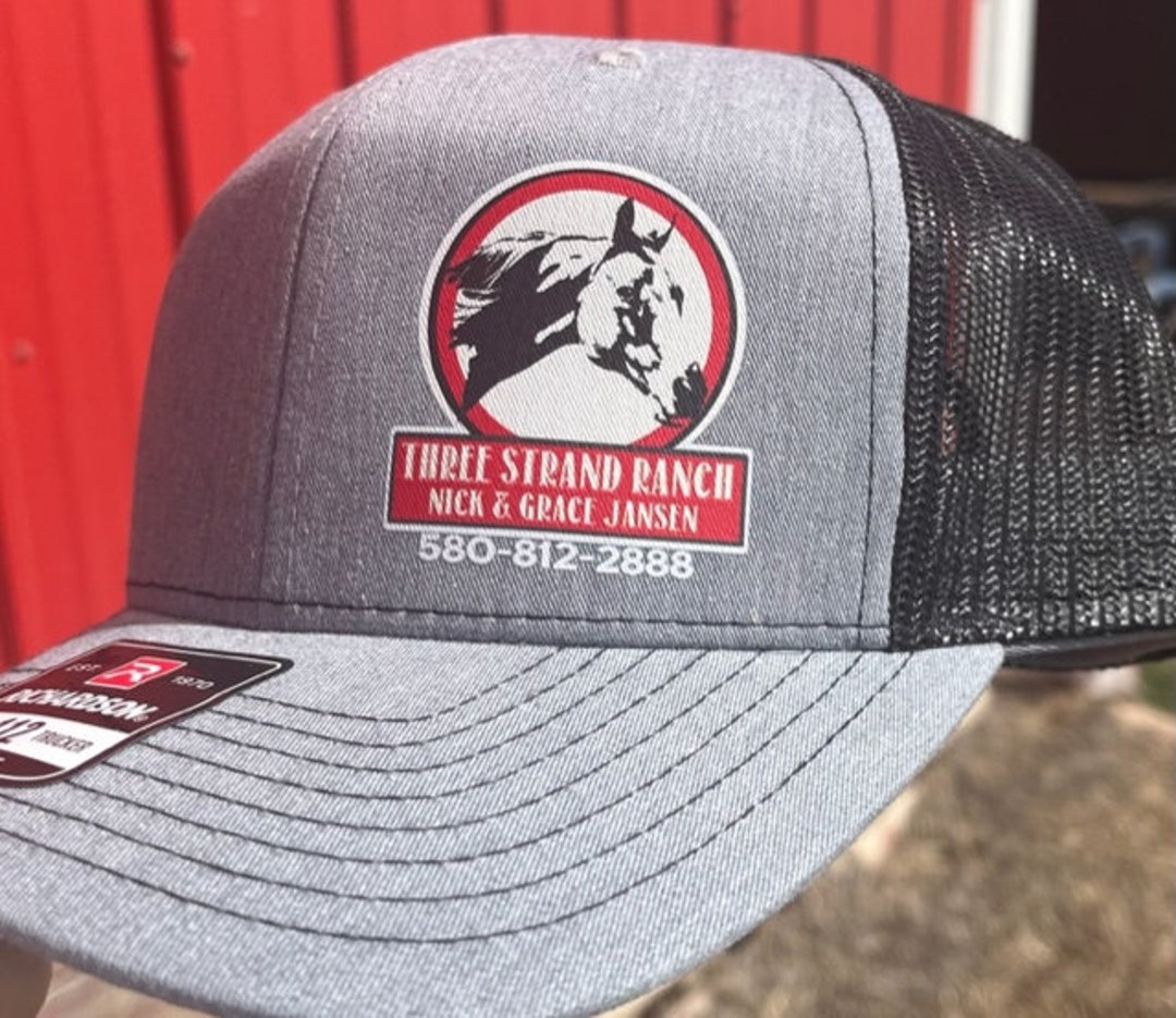Richardson Hat Custom Brand Cattle Horse Farm Ranch Hats Printed ...