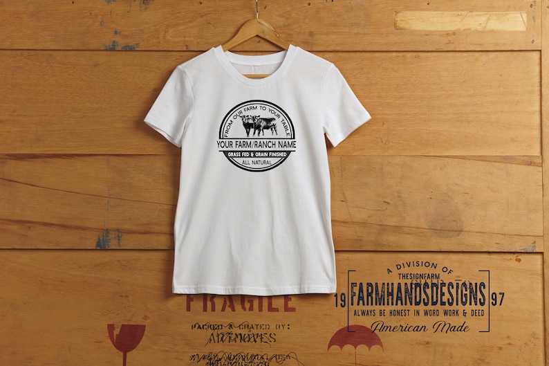 Farm Logo Design Richardson Hats Tshirts to Match Custom Farm Shirt ...