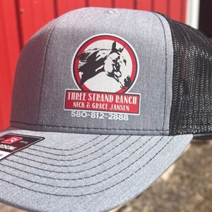 Farm Logo Design Richardson Hats Tshirts to Match Custom Farm Shirt ...