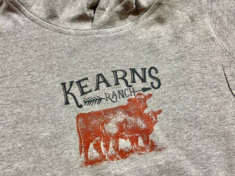 Custom Red Angus Ranch Shirt COWS Personalized Hoodie Tshirt Cow Cattle ...