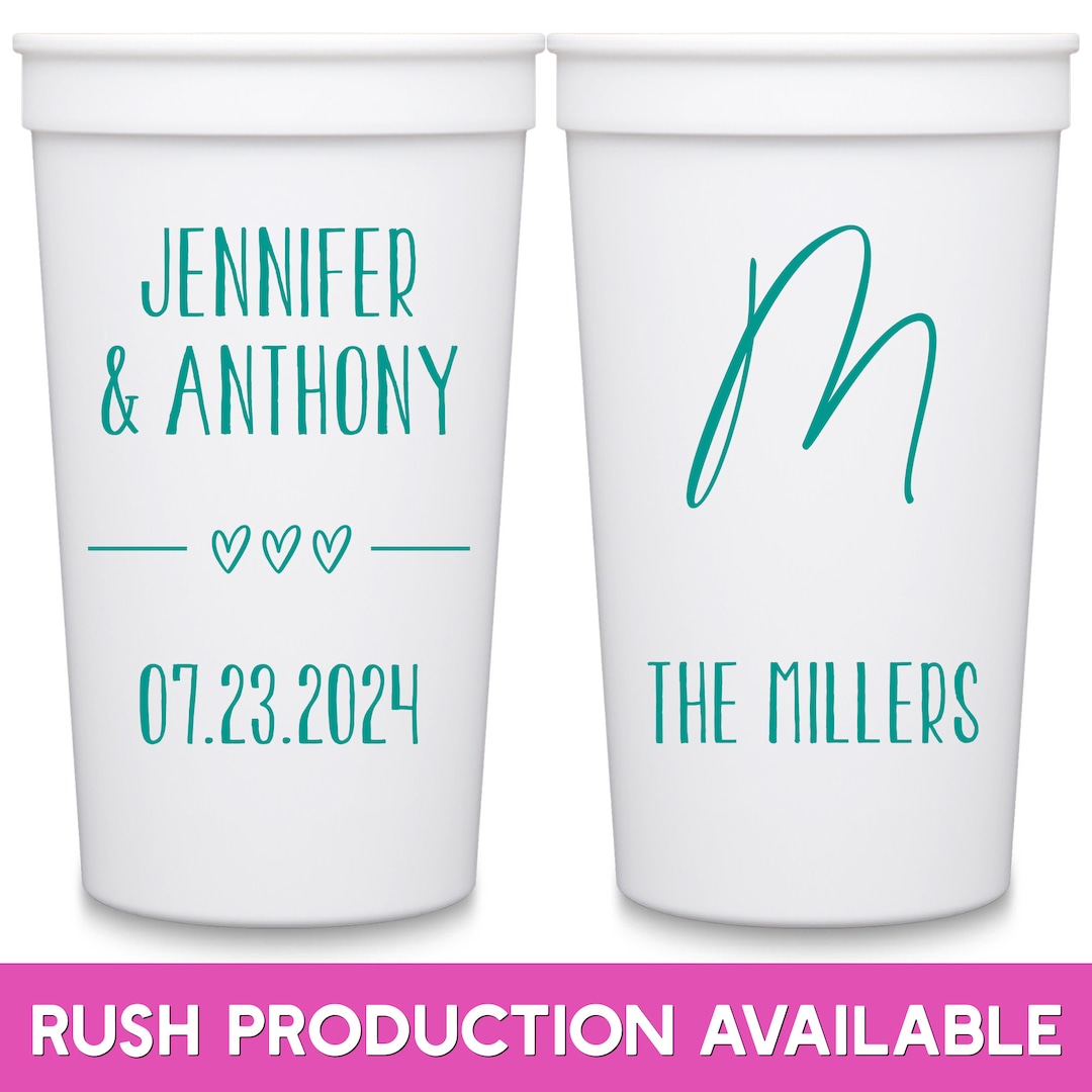 Wedding Cups Personalized Wedding Favors for Guests in Bulk ...