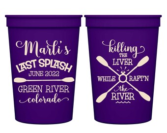 River Party Cups - Etsy