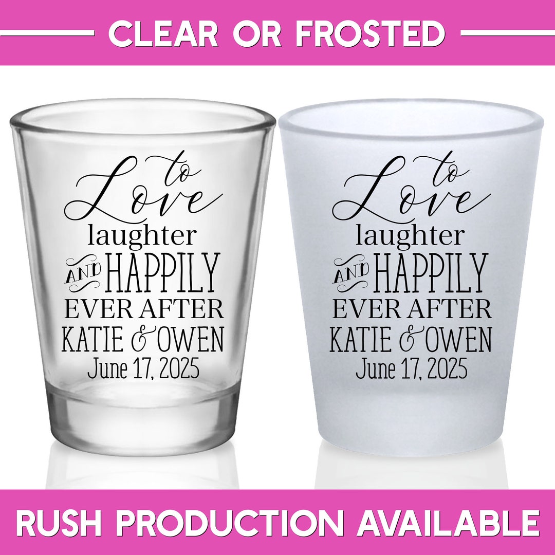 Wedding Shot Glasses Party Favors Fairytale Wedding Favors for Guests ...
