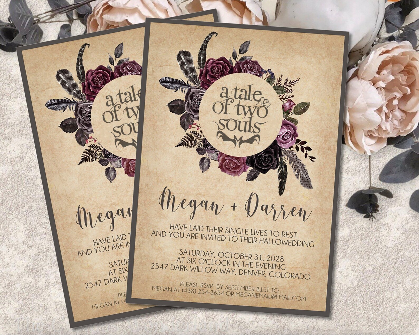 Halloween Wedding Svg & Png Goth Wedding Decor for Halloween - Etsy