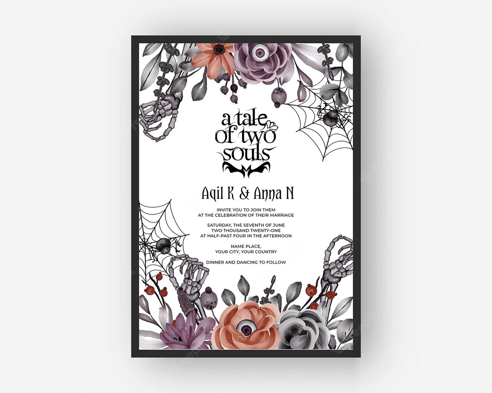 Halloween Wedding Svg & Png Goth Wedding Decor for Halloween - Etsy