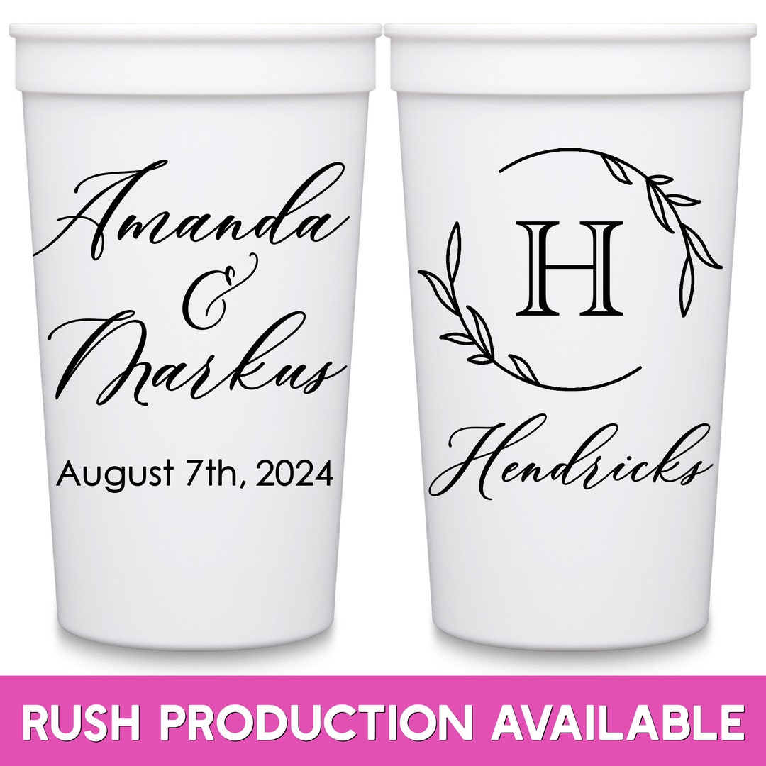 Wedding Cups Personalized Wedding Favors for Guests in Bulk ...