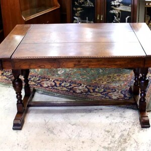 American Antique Oak Bench / Kitchen Table - Etsy