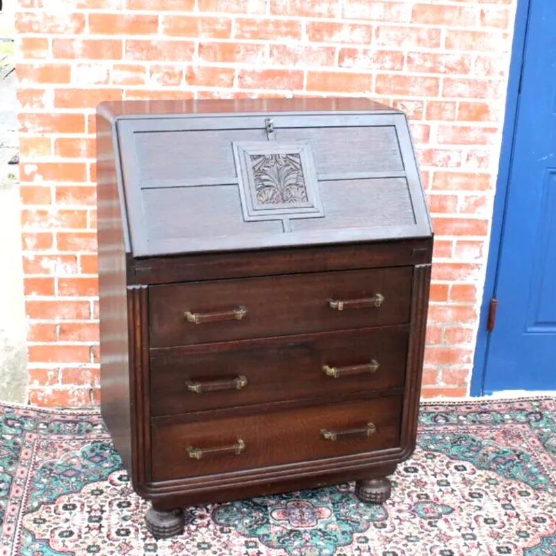 Drop Front Secretary Desk - Etsy