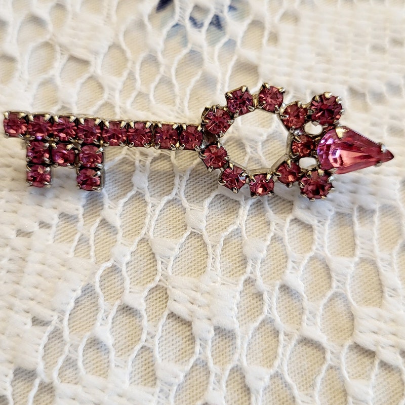 Rhinestone Pins - Etsy