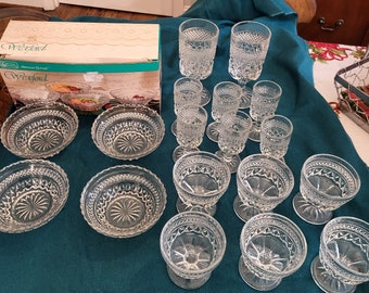 Vintage Anchor Hocking Wexford Large Pressed Glass 64oz - Etsy