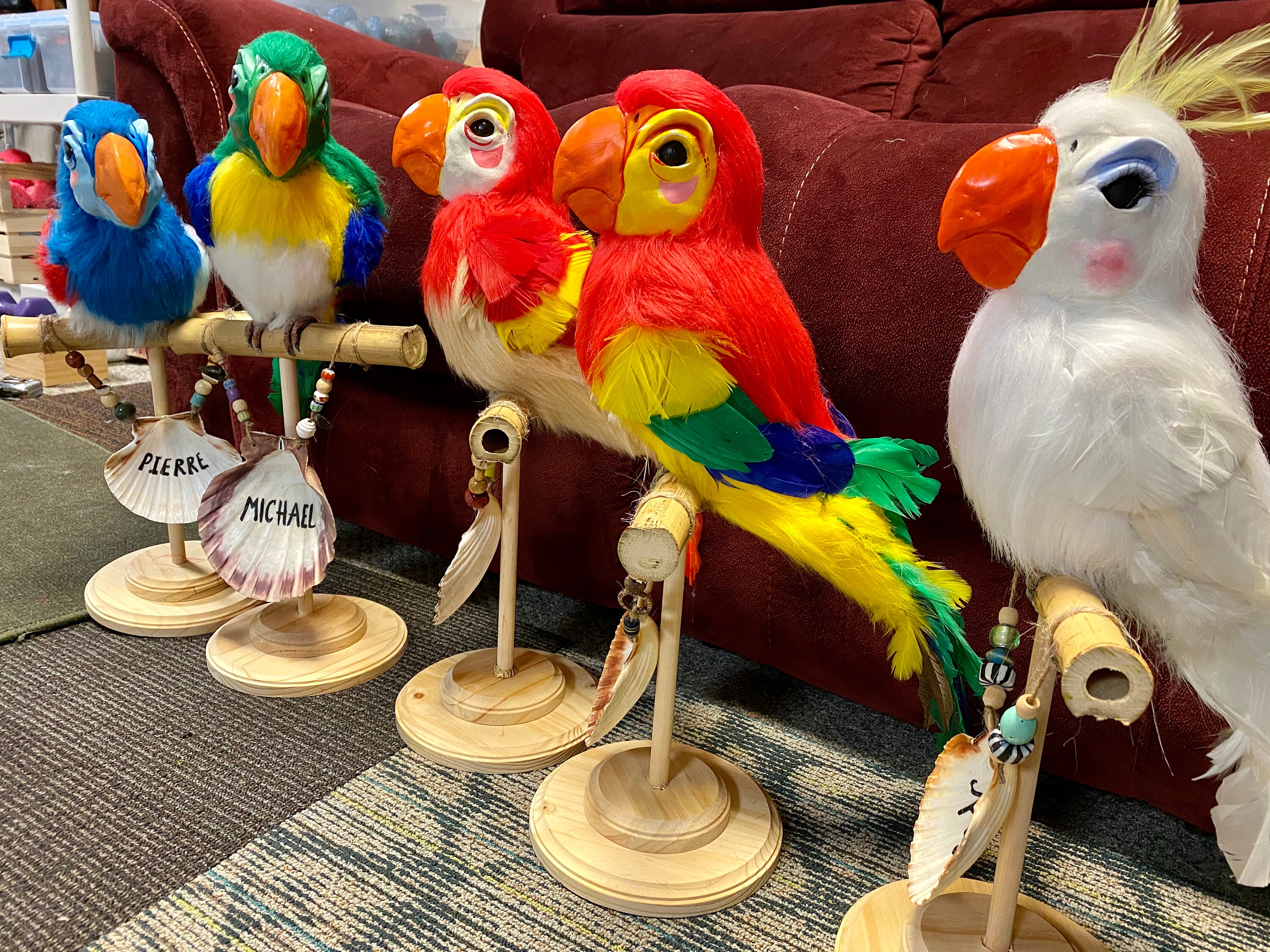 Parrot inspired by Disney's Enchanted Tiki Room Barker | Etsy