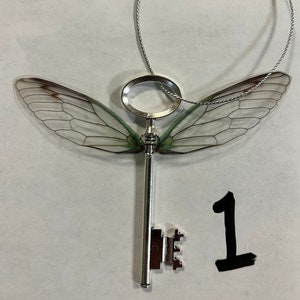 Flying Key Ornament With Howler Envelope Valentine Personalized Option ...