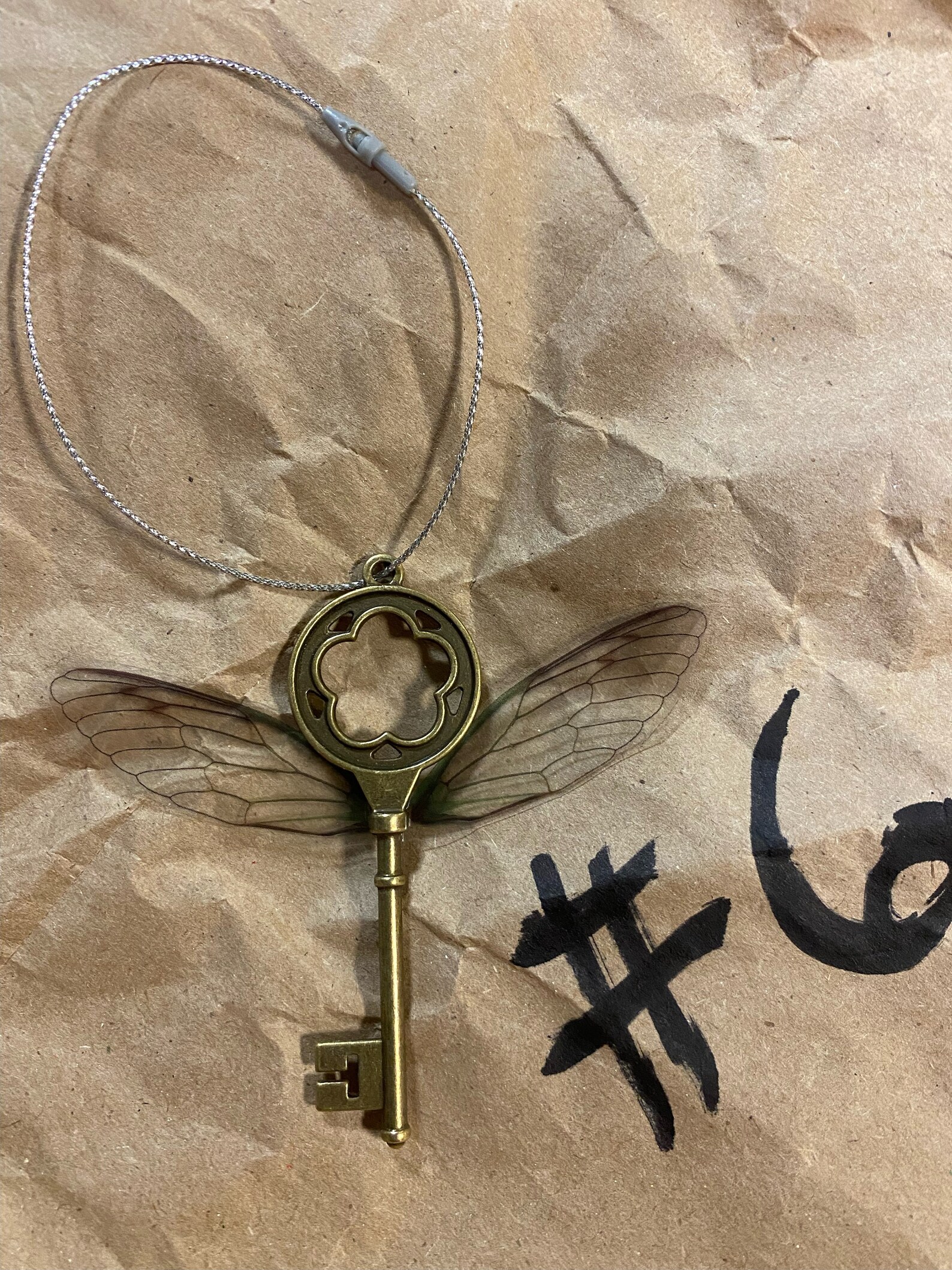 Flying Key Ornament With Howler Envelope Valentine - Etsy Australia